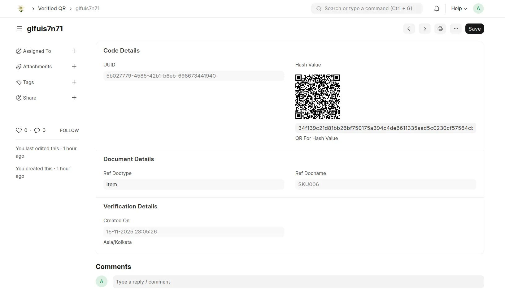 Scan Me | Frappe Cloud Marketplace