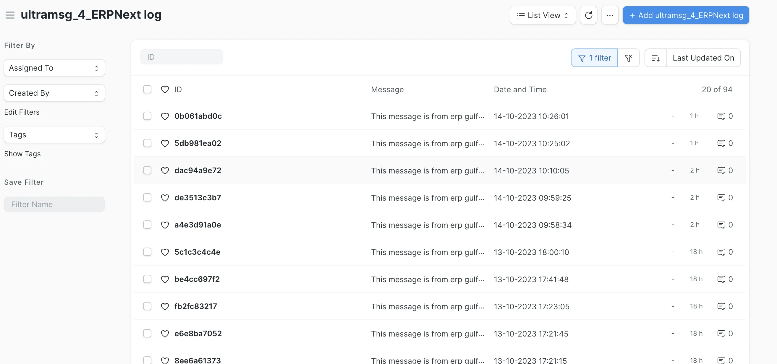 Whatsapp app notification using UltraMsg | Frappe Cloud Marketplace