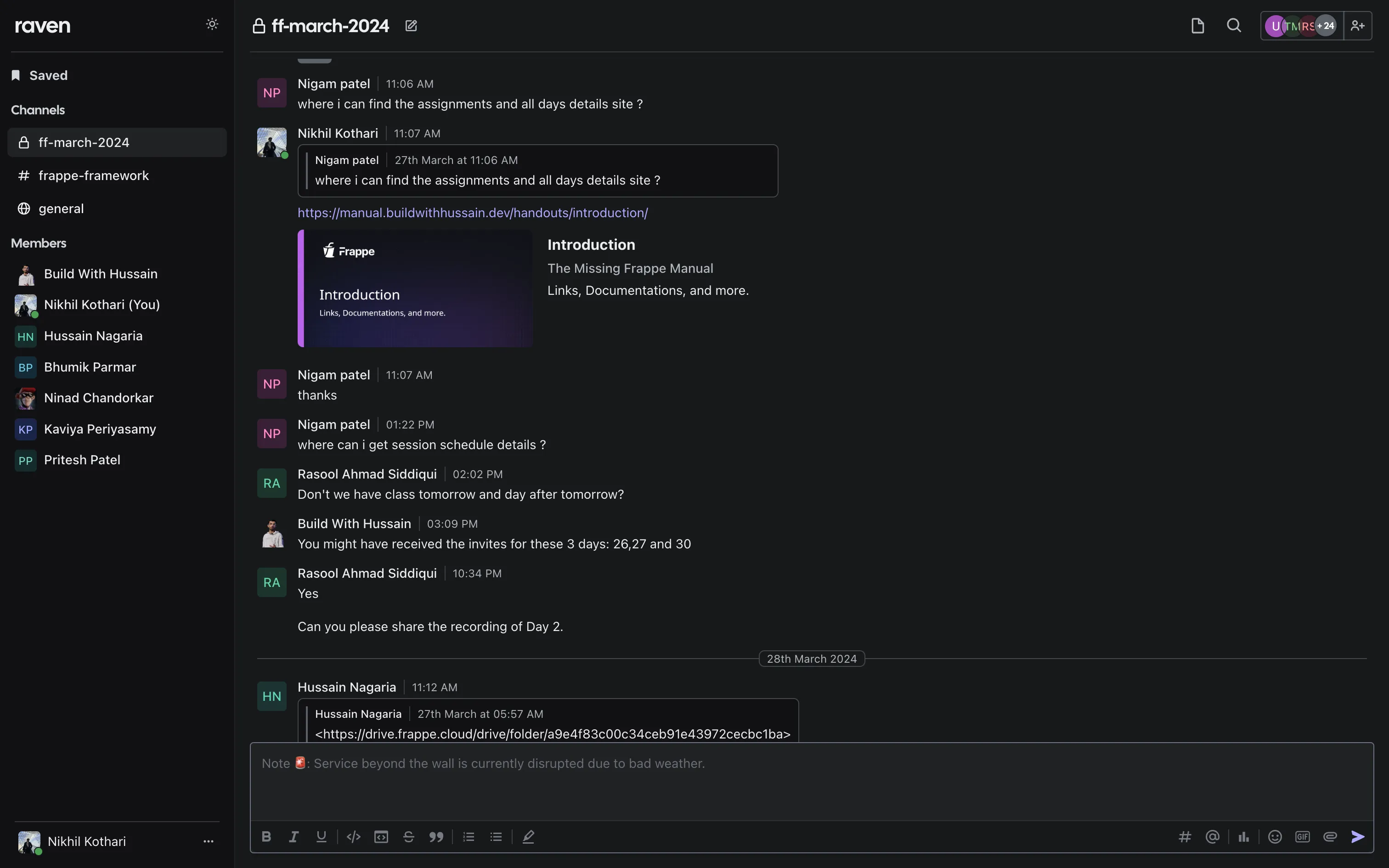 Raven | Frappe Cloud Marketplace