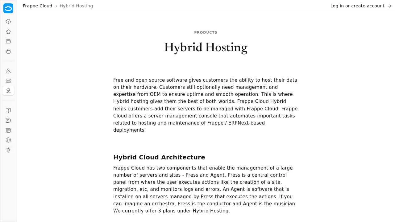 Hybrid Hosting on Frappe Cloud