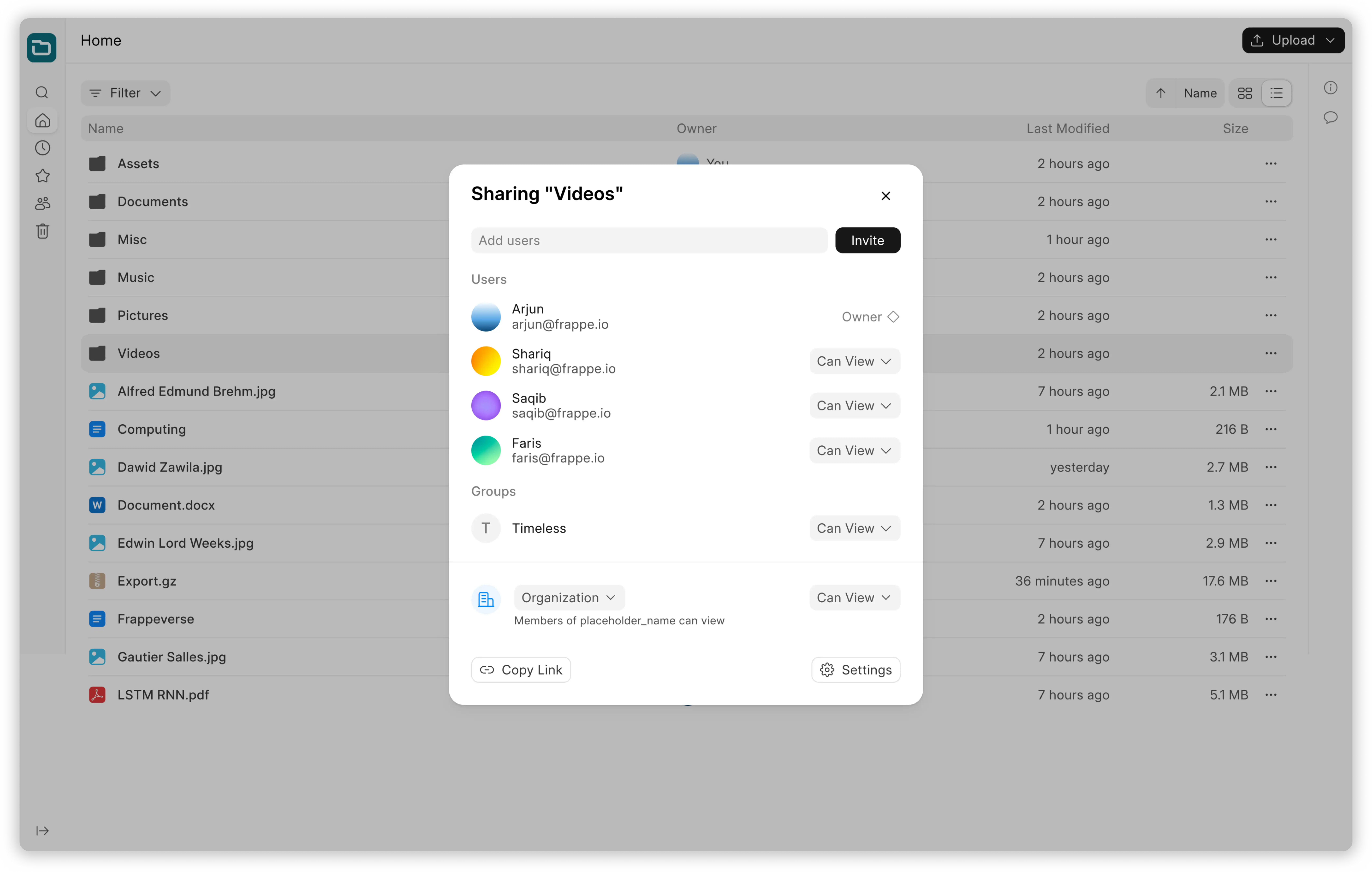 Drive | Frappe Cloud Marketplace